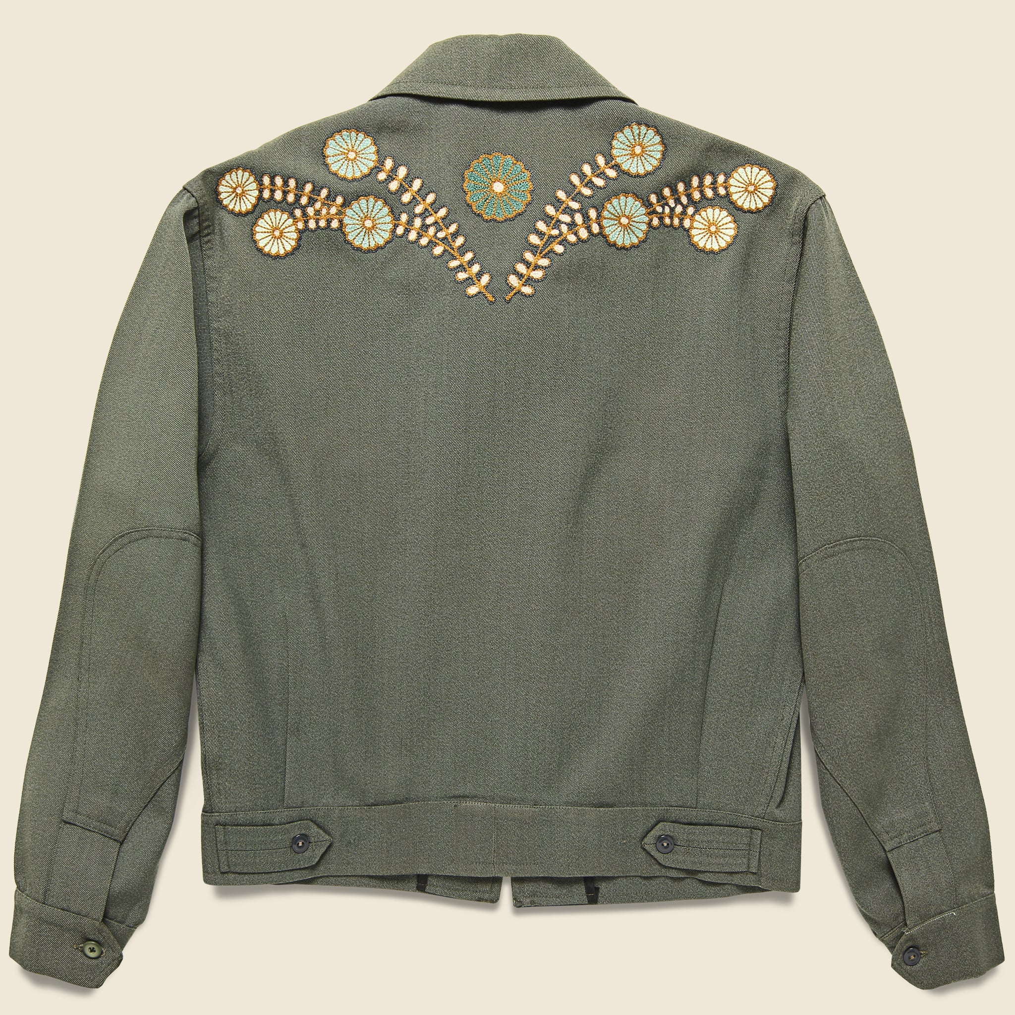 Squash Blossom Military Cropped Jacket - Sage Green – Daughters