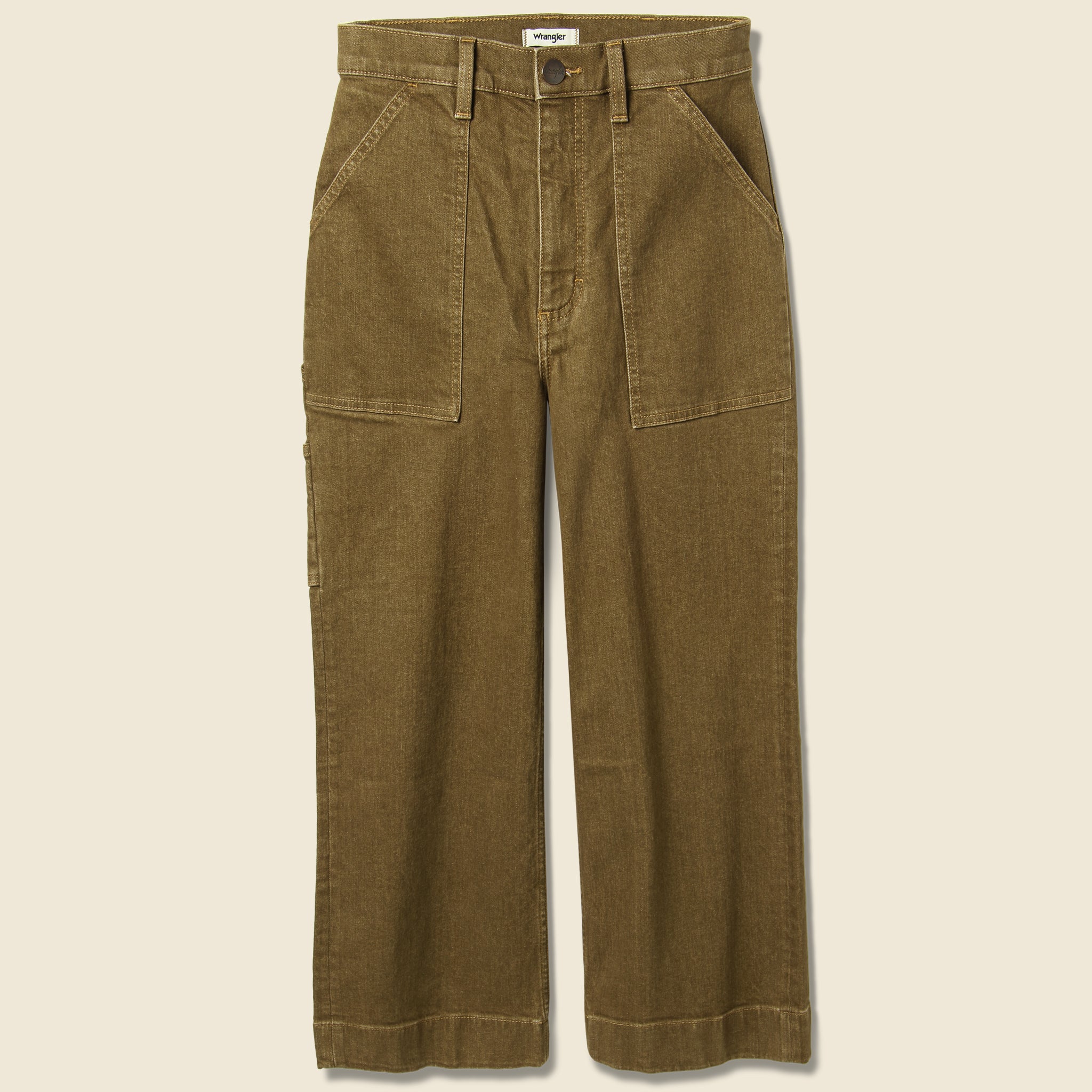 Wide Leg Utility Crop Jean - Falcon Brown – Daughters